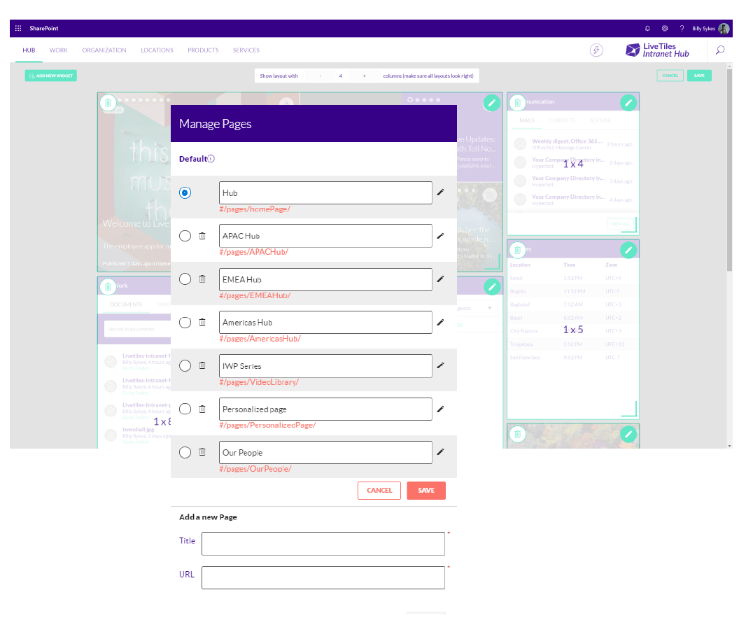 Easy to Use Intranet Software Tools | LiveTiles Hub