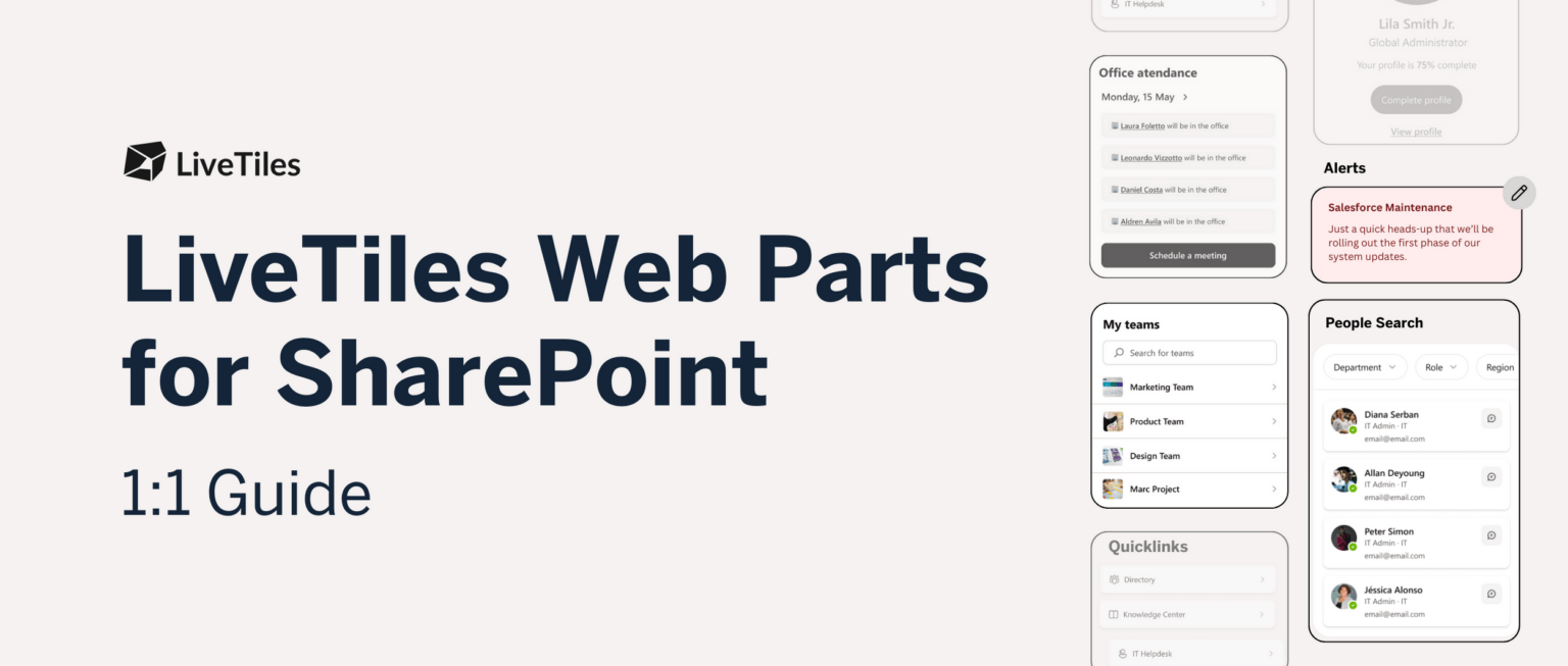 Maximize Your Intranet: The Short Guide to SharePoint Web Parts | LiveTiles